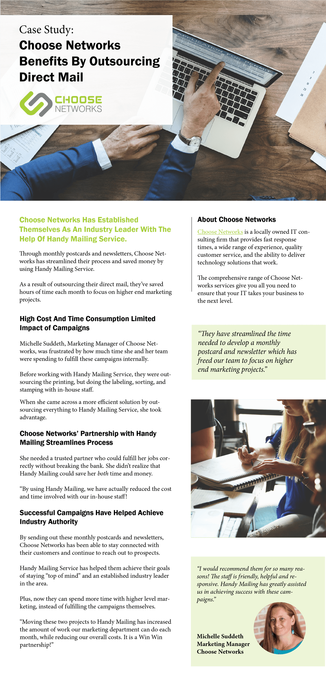 How Choose Networks Benefits From Outsourcing Their Direct Mail [Case ...